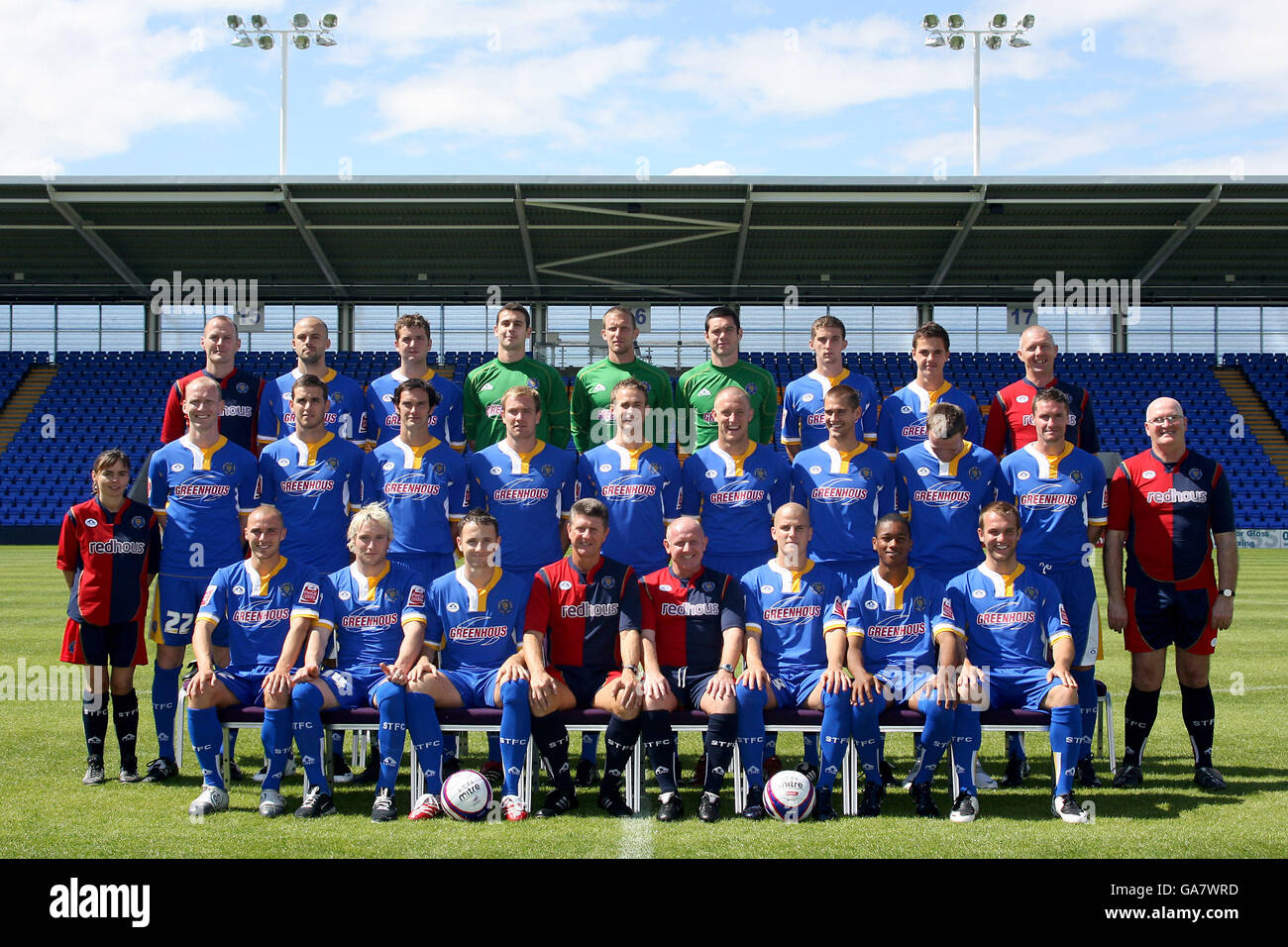 Shrewsbury town team shot hi-res stock photography and images - Alamy
