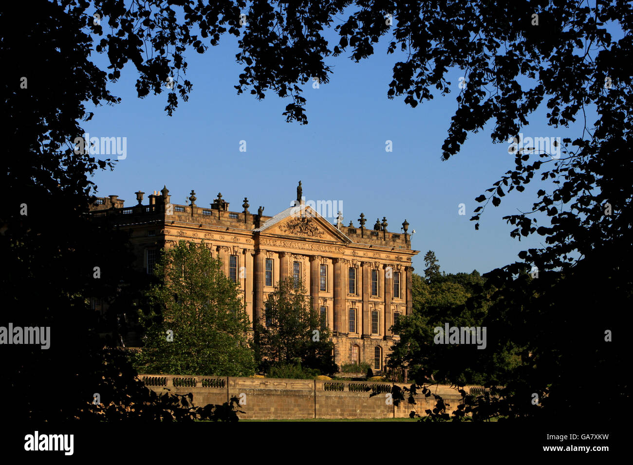 City Views, Chatsworth House. Chatsworth House Stock Photo - Alamy