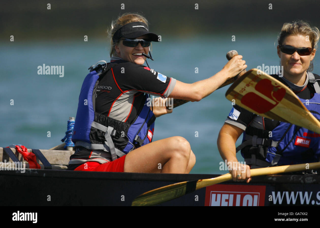 The Sisterhood team, led by Emma Sayle (left) head off from Shakespeare ...