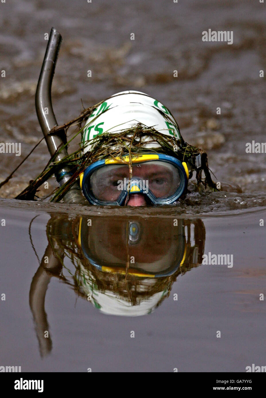 Competitors take part in the annual Bog Snorkelling World Championship ...