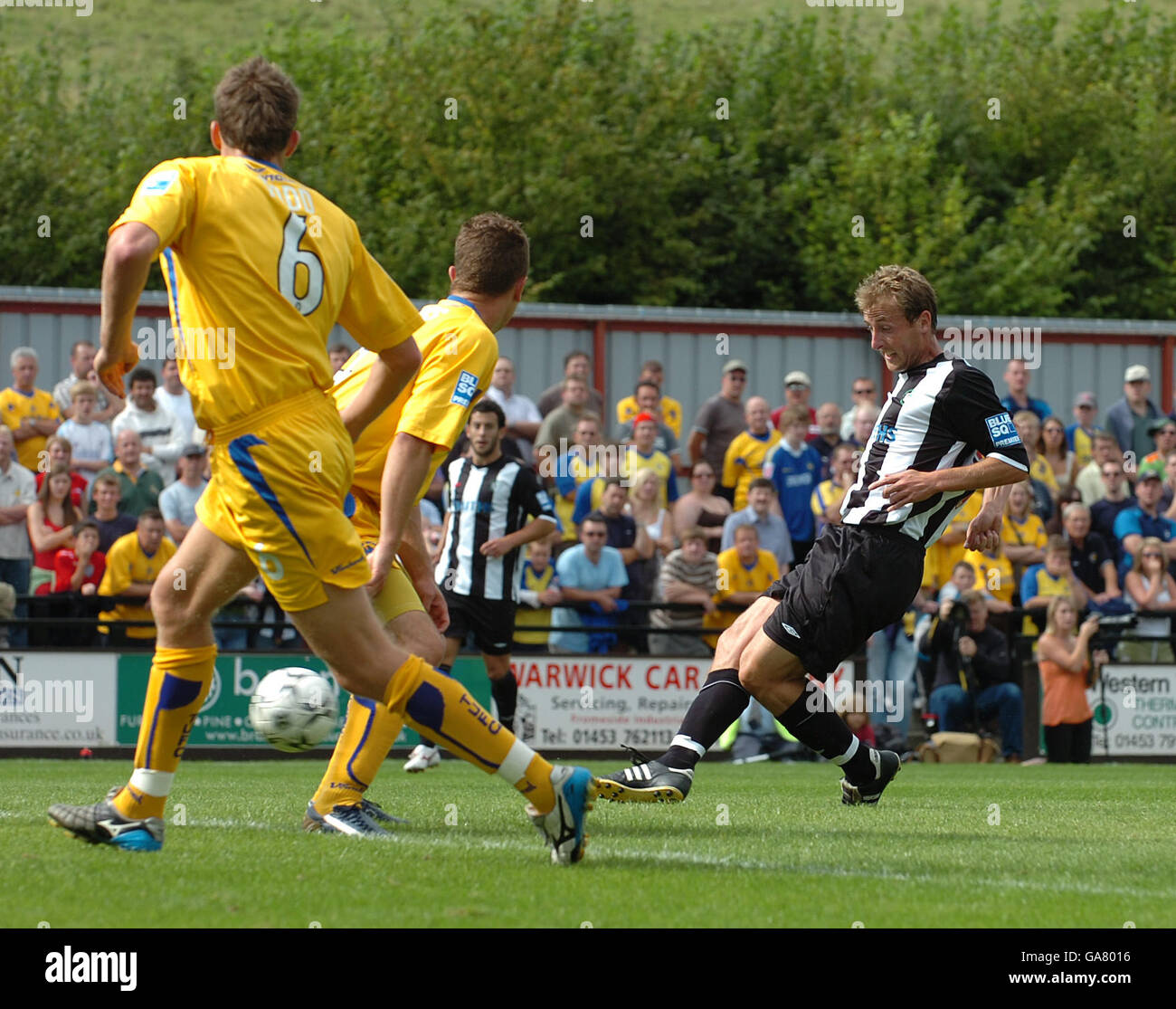 Forest Green Rovers' Mark Beesley scores their second gaol against ...