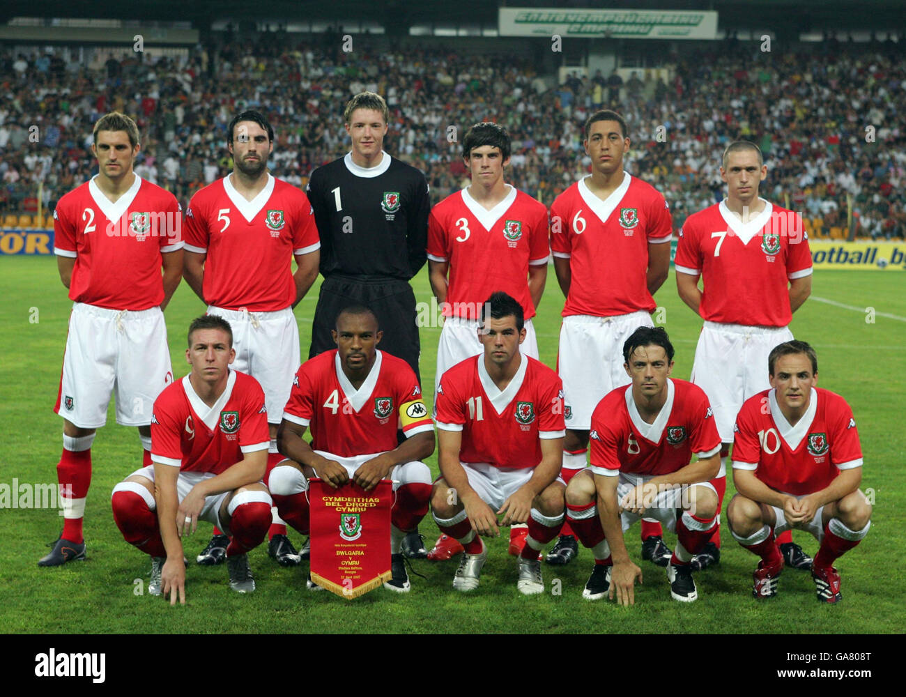 Wales's team against Bulgaria - Back row Ricketts, Morgan, Hennessy ...