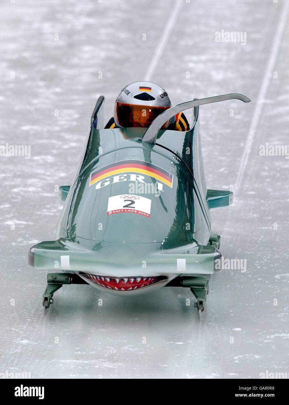 Winter Olympics - Salt Lake City 2002 - Bobsleigh - Women Stock Photo ...