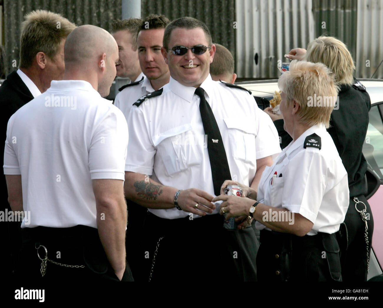 Prison officers strike Stock Photo - Alamy