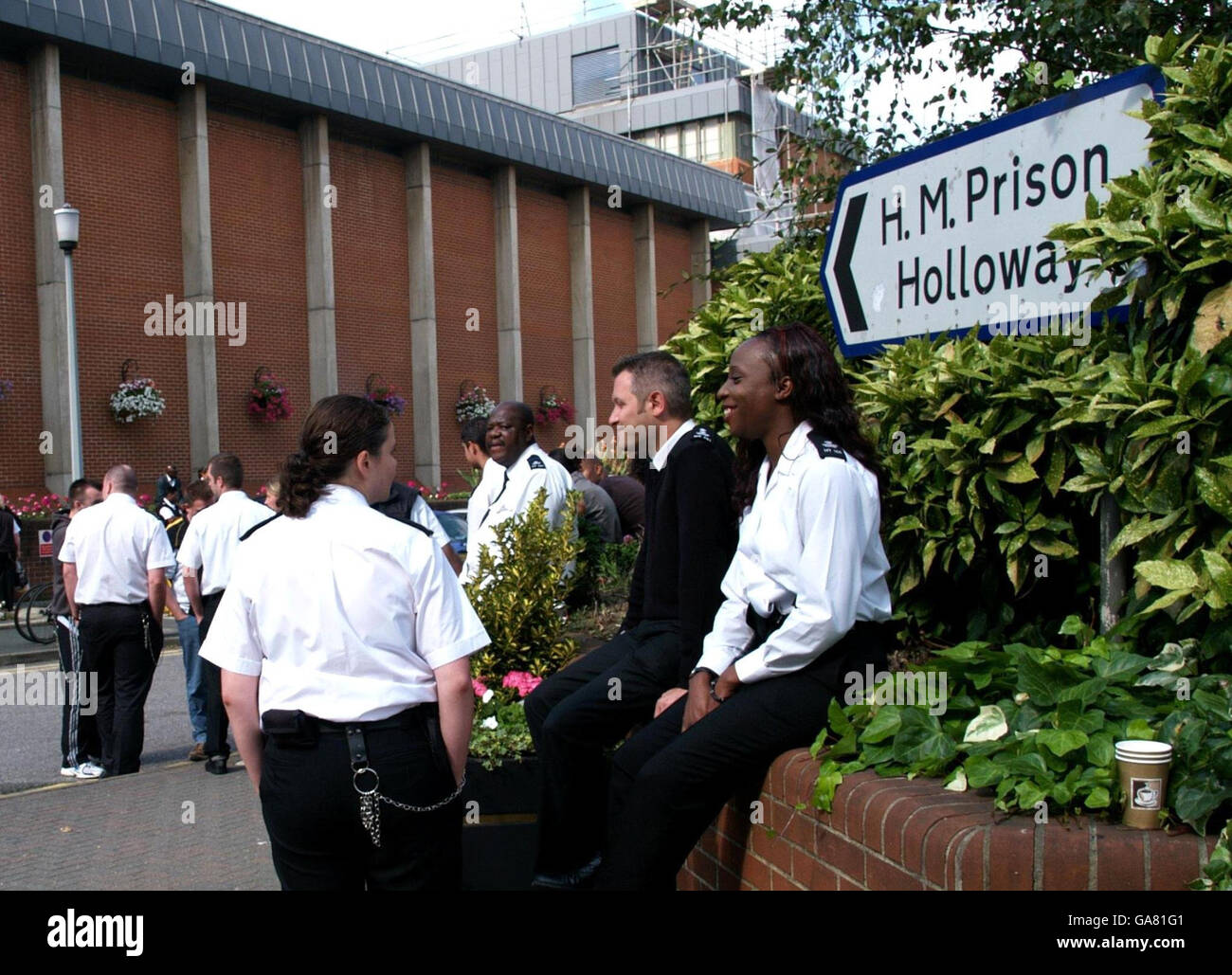 Prison officers strike Stock Photo - Alamy