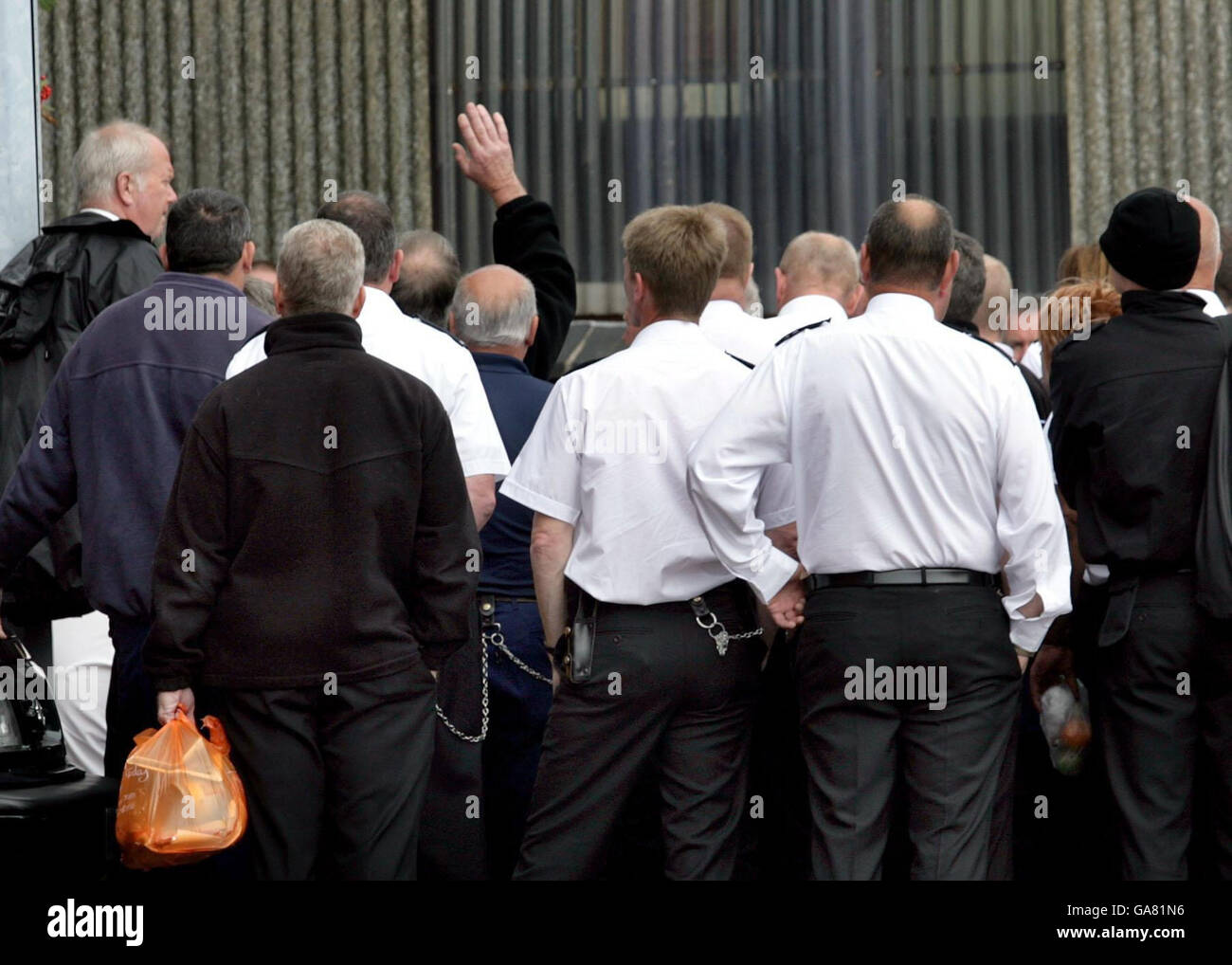 Prison officers strike Stock Photo - Alamy