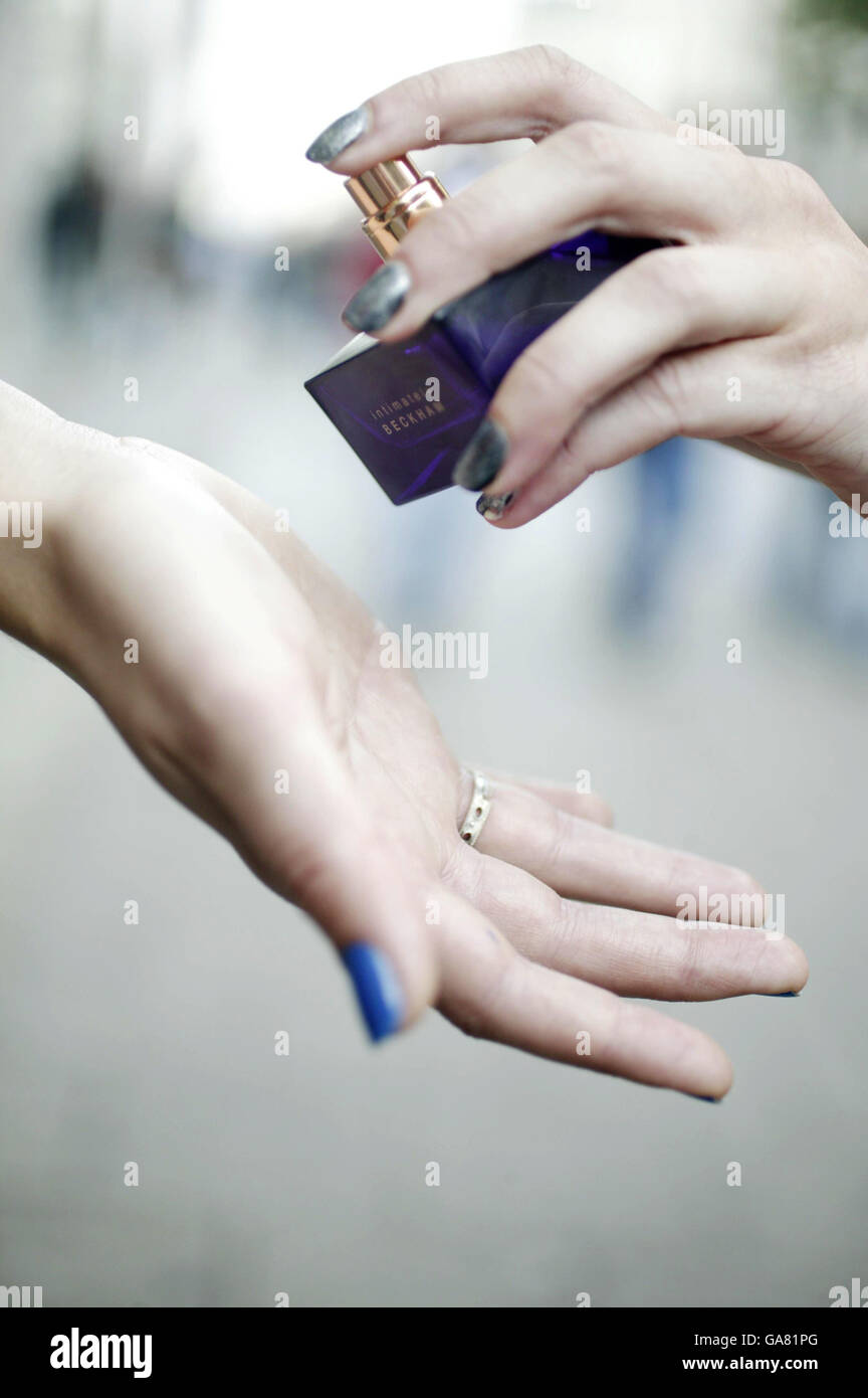 Celebrity perfume launches Stock Photo - Alamy