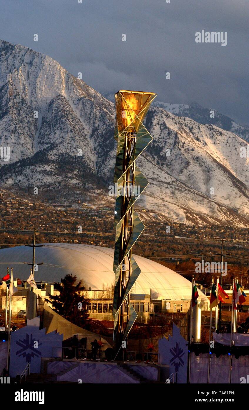 Winter Olympics - Salt Lake City 2002 - Closing Ceremony Stock Photo ...