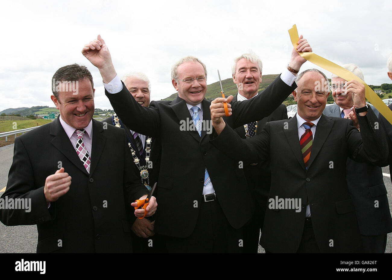 (From the left) Minister for Foreign Affairs Dermot Ahern TD who along ...