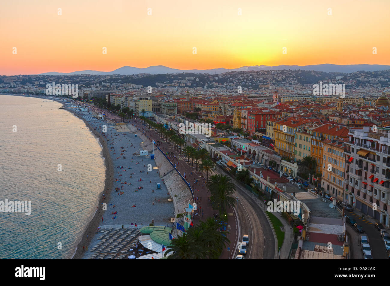 cityscape of Nice, France Stock Photo - Alamy