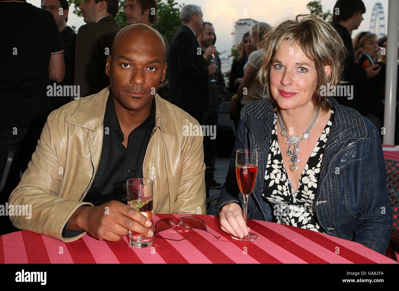 Film4 Summer Screening of Knocked Up - London. Colin Salmon and guest ...