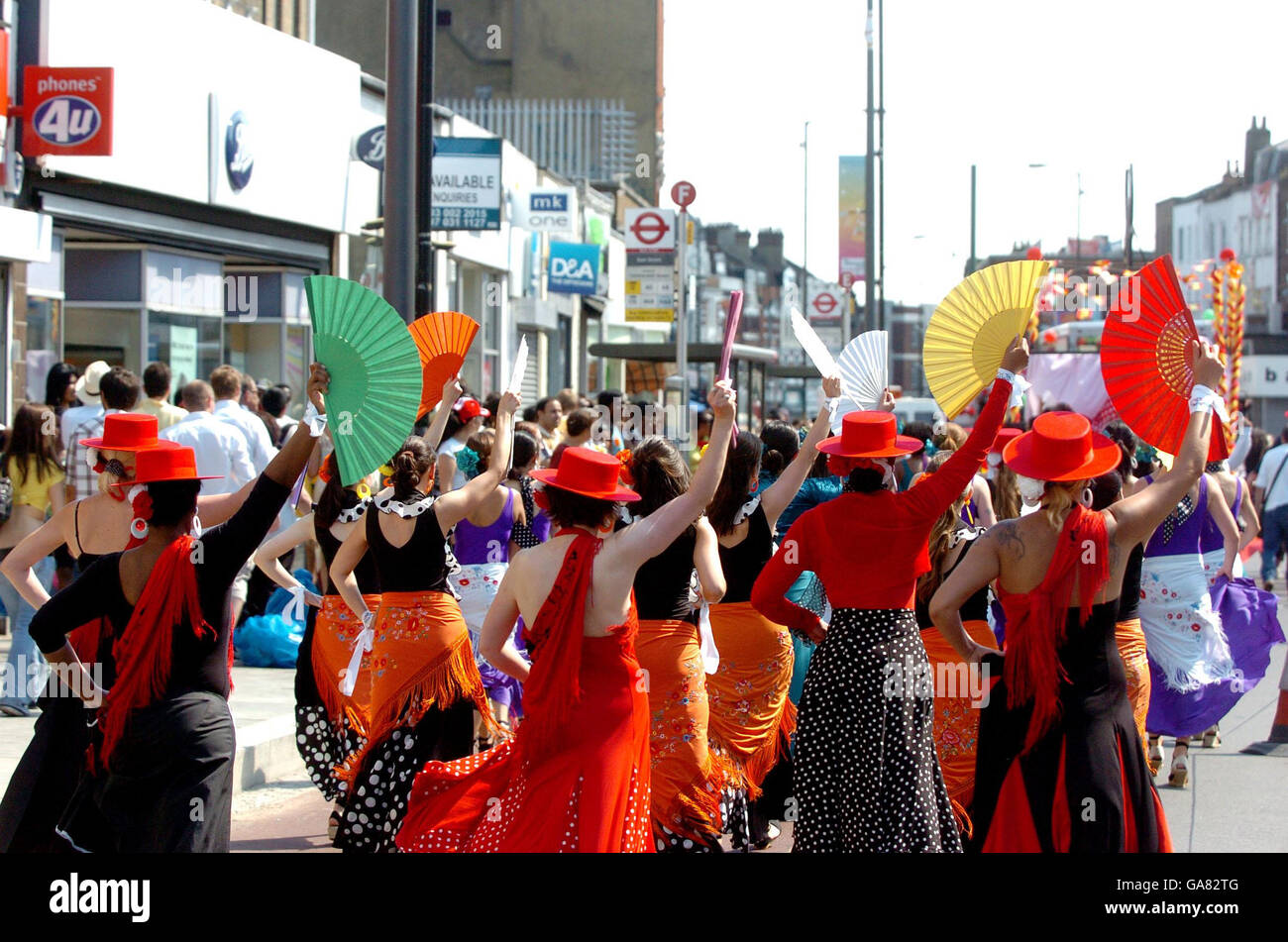 UK's largest Latin American festival in London Stock Photo - Alamy