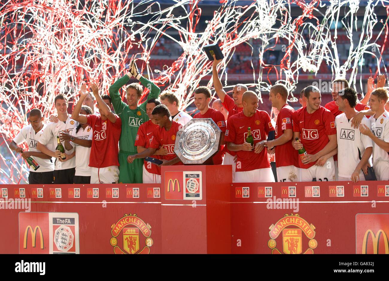 Soccer community shield chelsea v manchester united wembley stadium hi ...