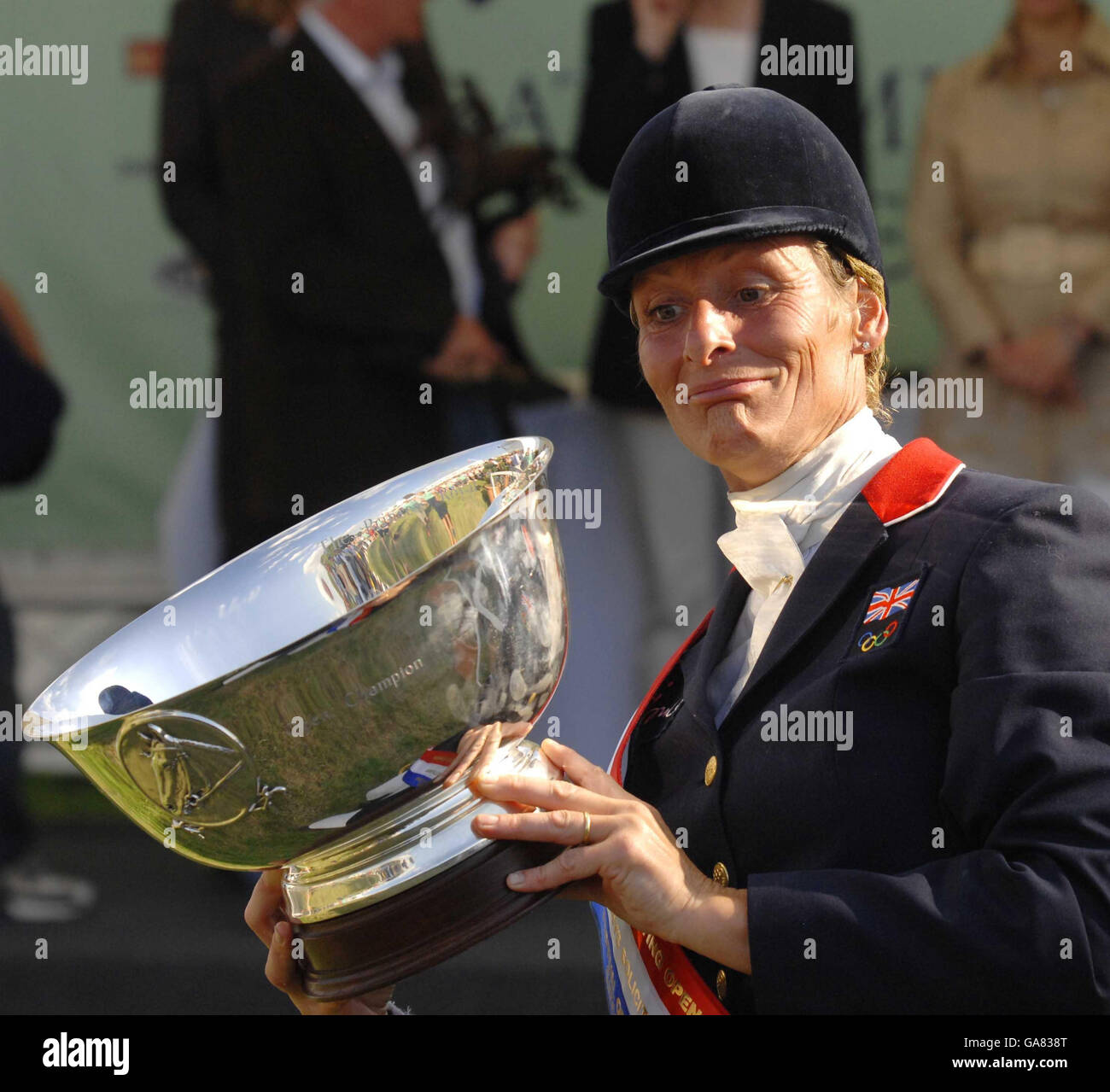 Mary King play acts about the weight of the silverware after winning ...