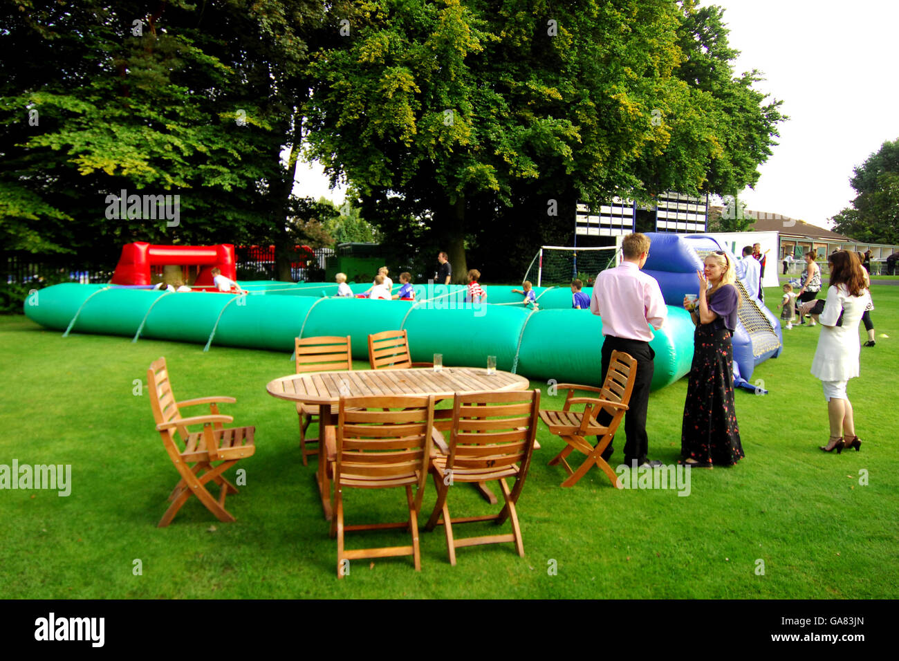 Evening horse racing pfa centenary night gv general view hi-res stock ...