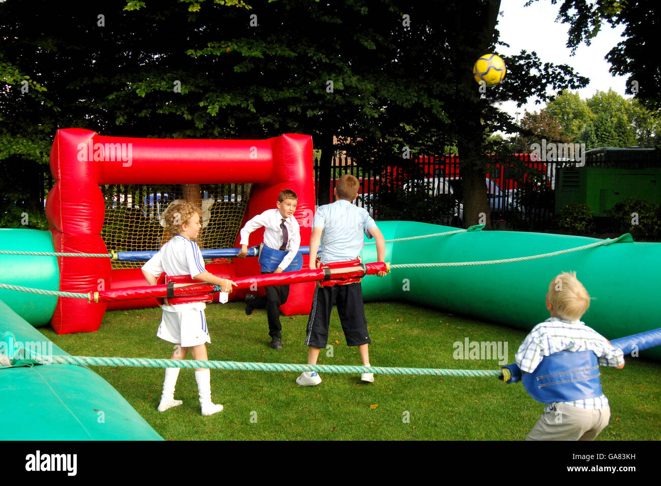 Football pfa centenary night gv general view hi-res stock photography ...