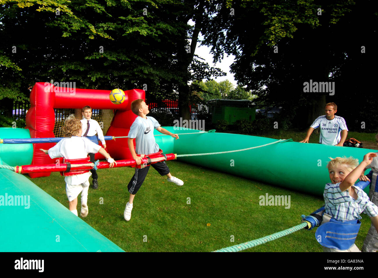 Football pfa centenary night gv general view hi-res stock photography ...