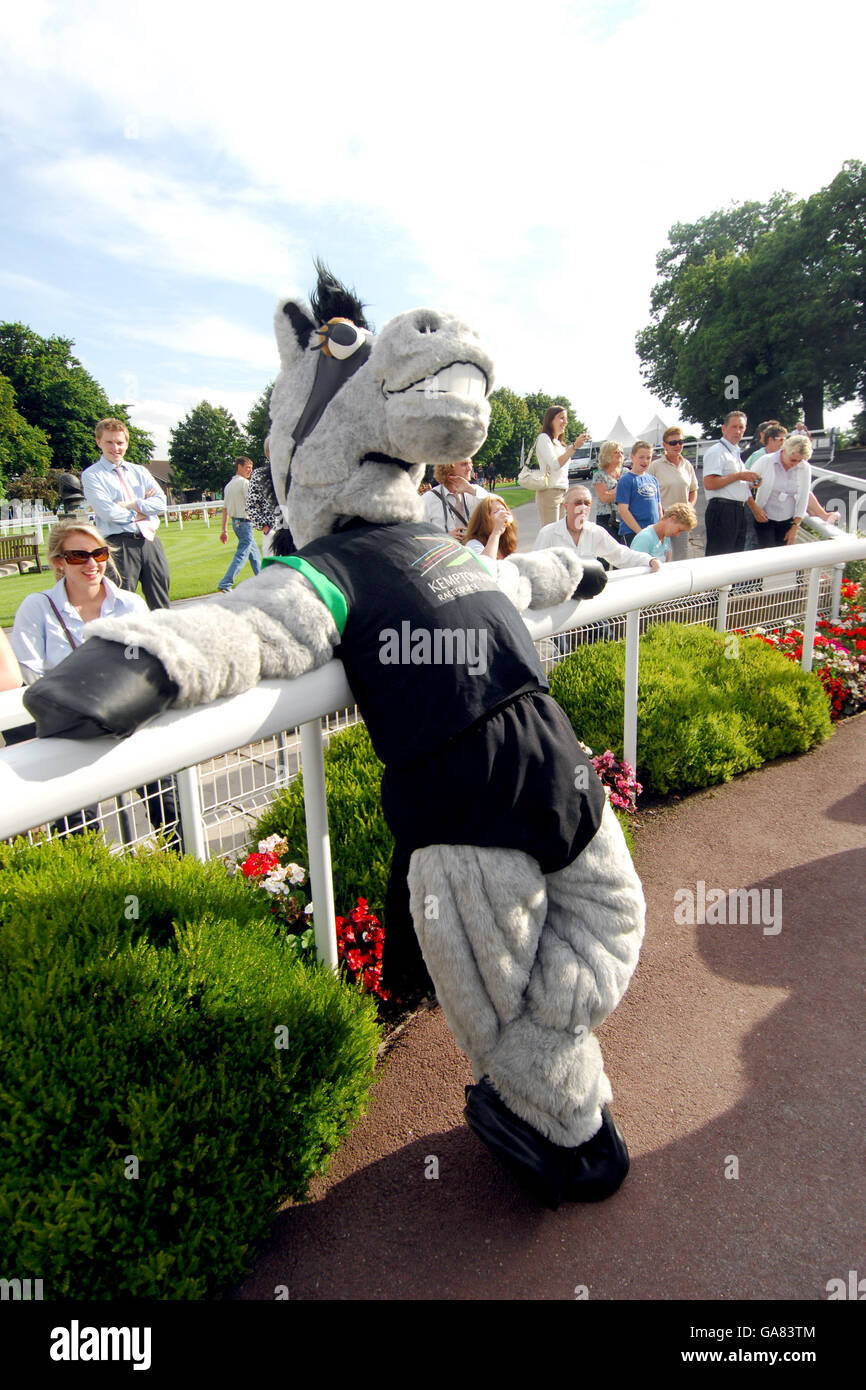 Horse Racing - PFA & Elmbridge Night - Sandown Park Stock Photo - Alamy