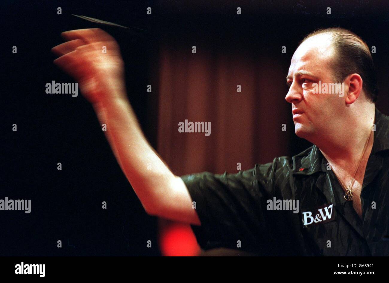 Ted hankey in action against wayne jones hi-res stock photography and ...