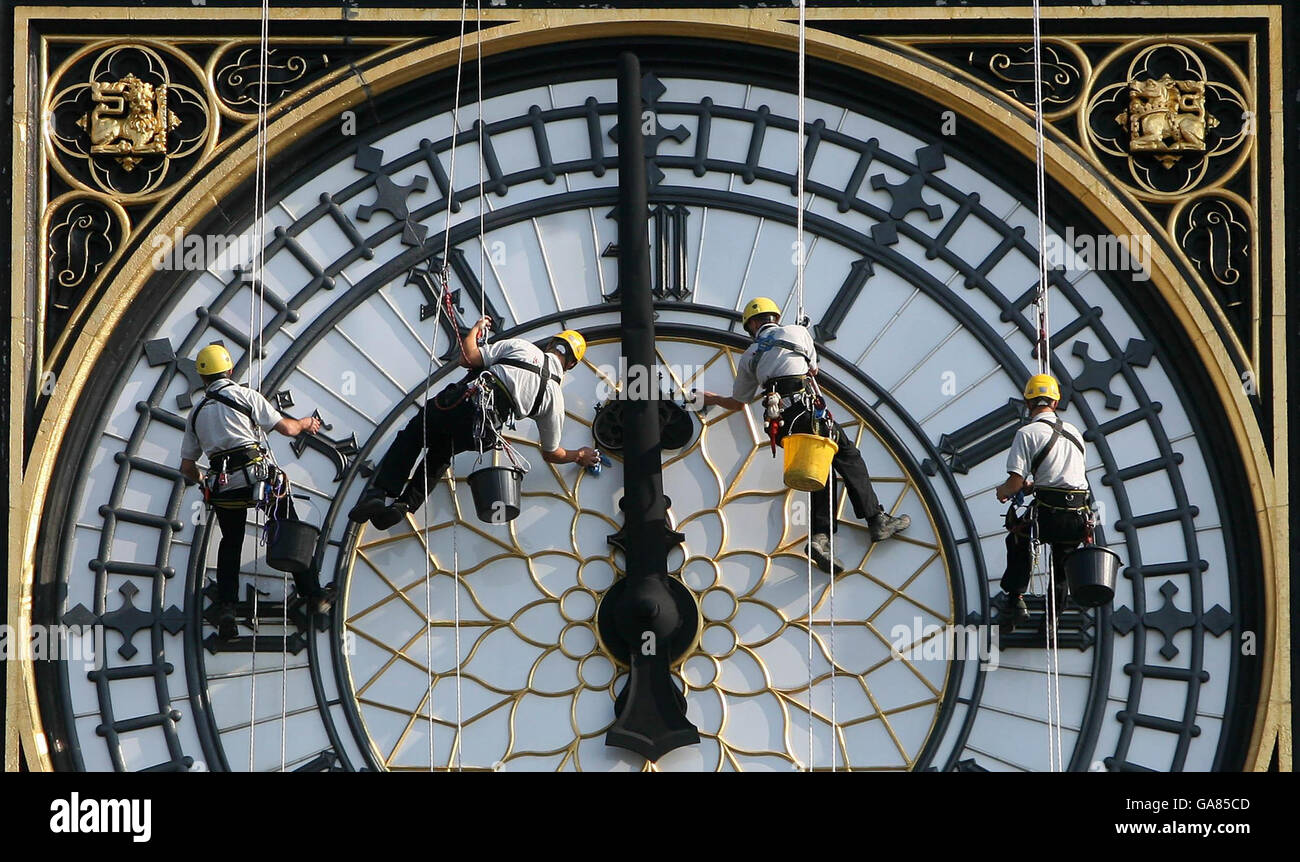 Big Ben silenced Stock Photo - Alamy