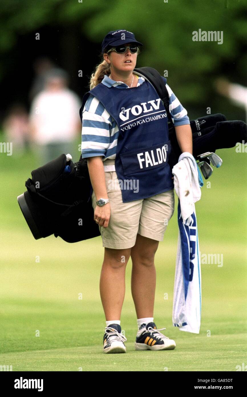 Nick faldos caddie fanny sunesson hi-res stock photography and images ...