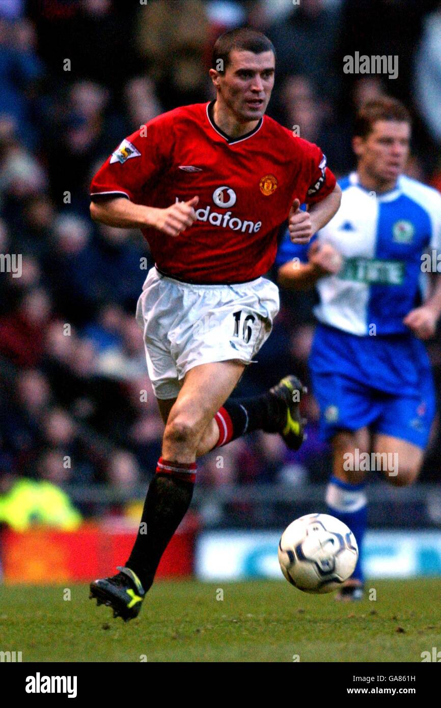 Blackburn v man utd keane hi-res stock photography and images - Alamy