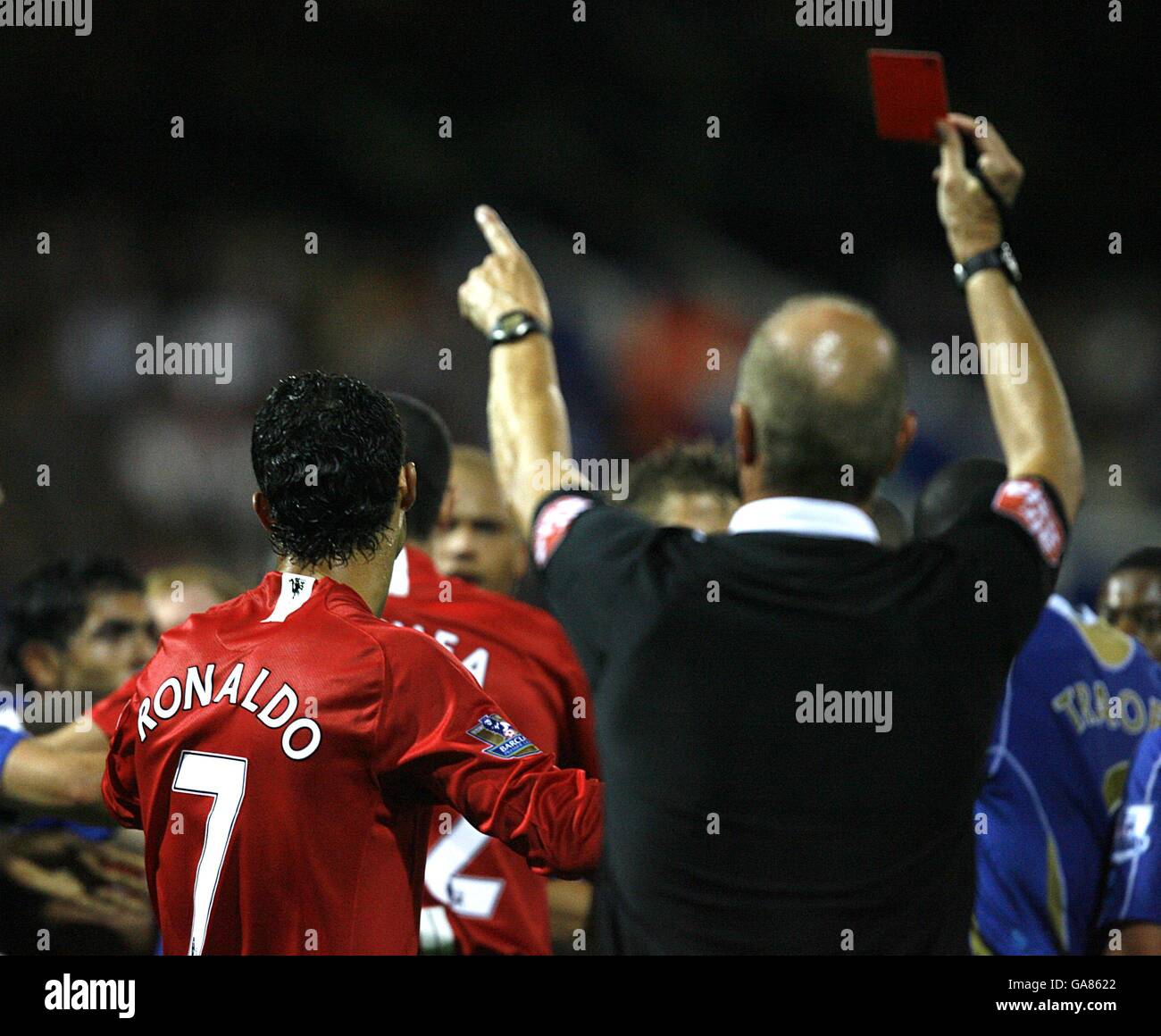 Half length mid top football dismissal hi-res stock photography and ...