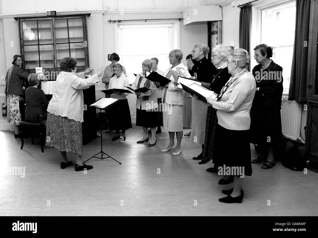 British village life Black and White Stock Photos & Images - Alamy