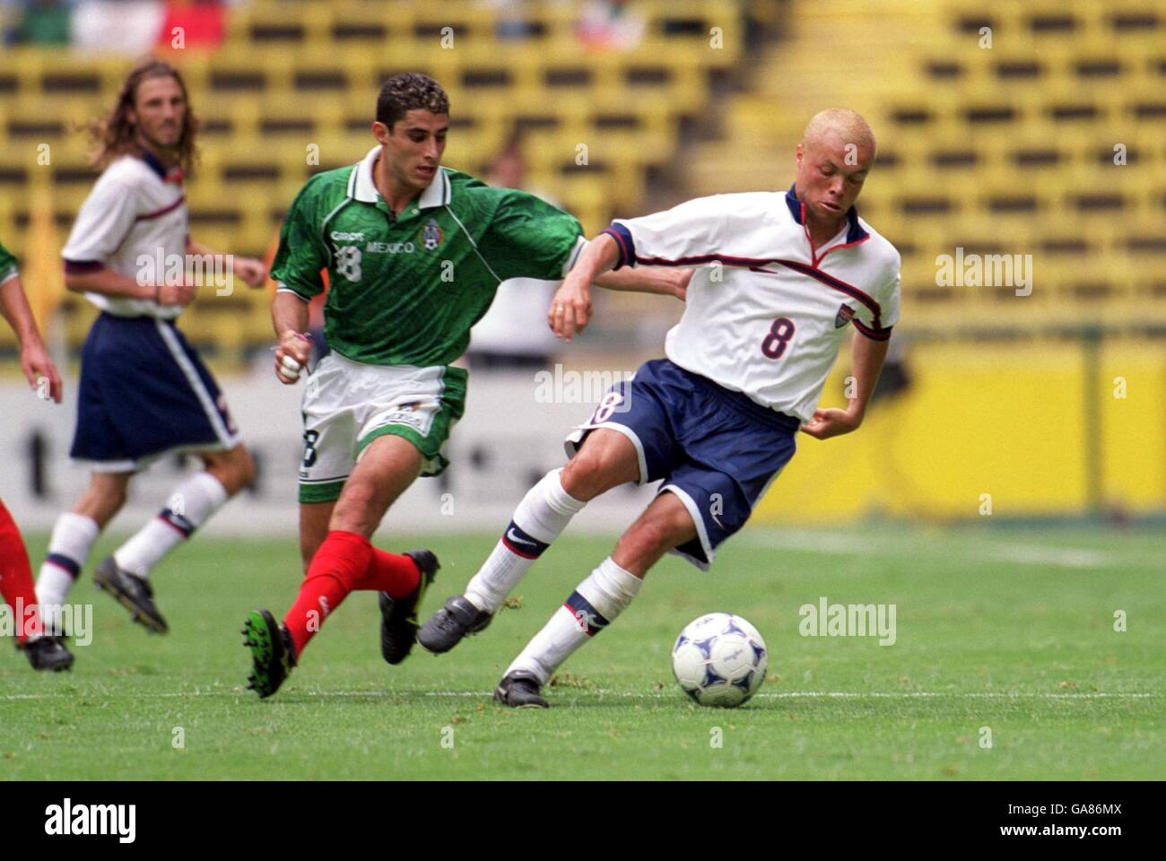 Soccer - Confederations Cup Mexico 1999 - USA v Mexico. USA's Earnie ...