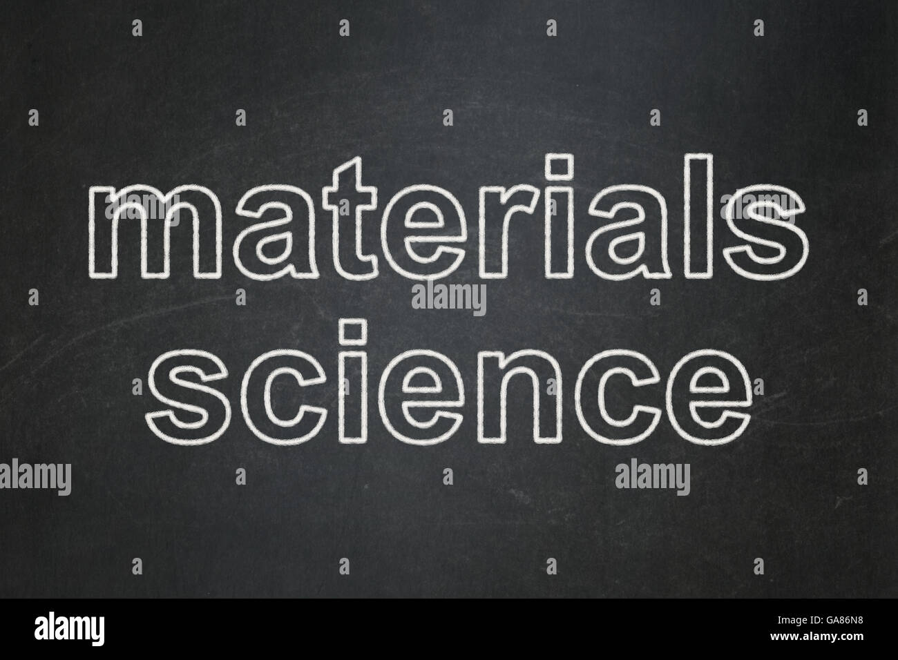 Science concept: Materials Science on chalkboard background Stock Photo ...