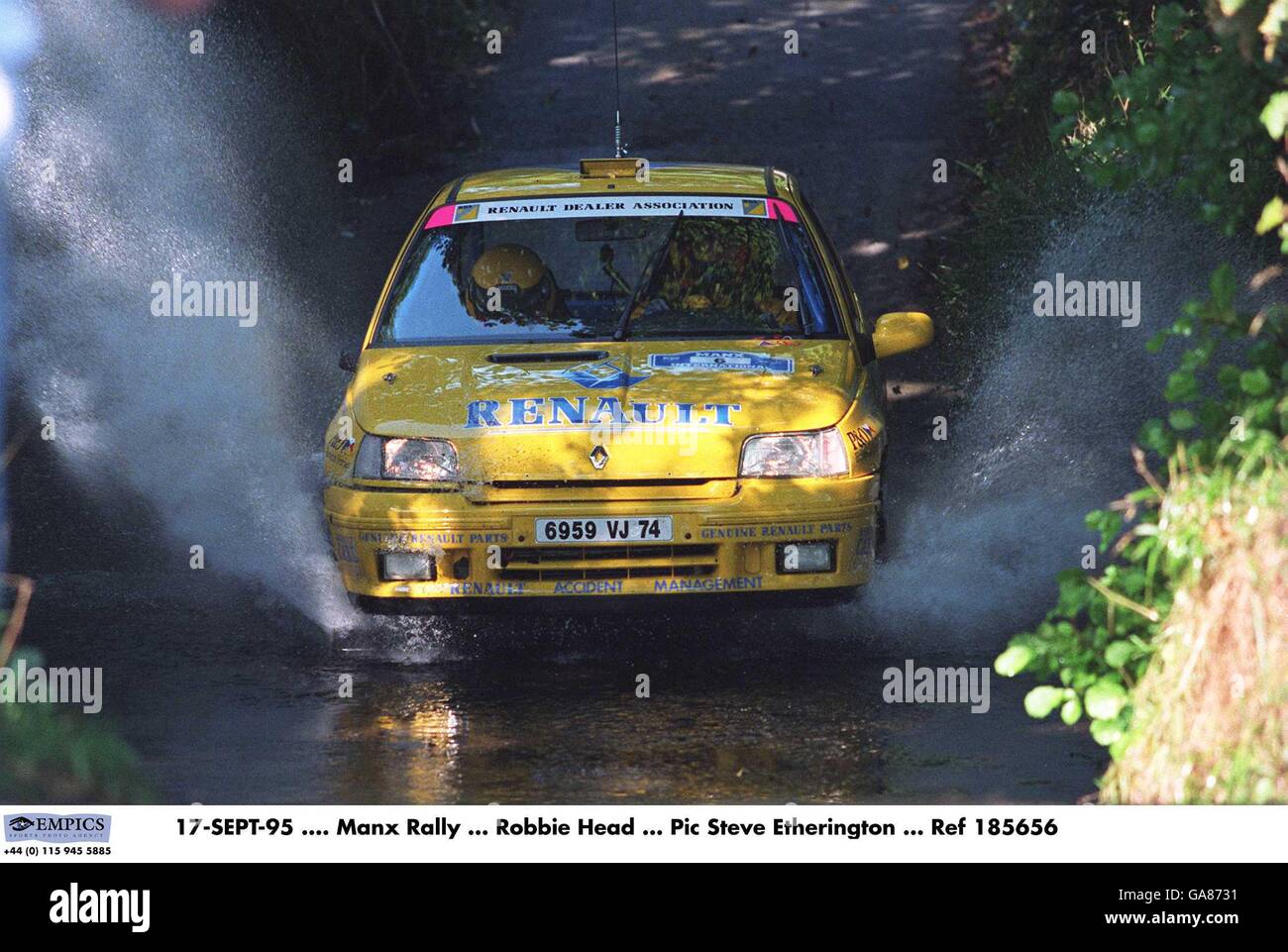Manx rally robbie head hi-res stock photography and images - Alamy