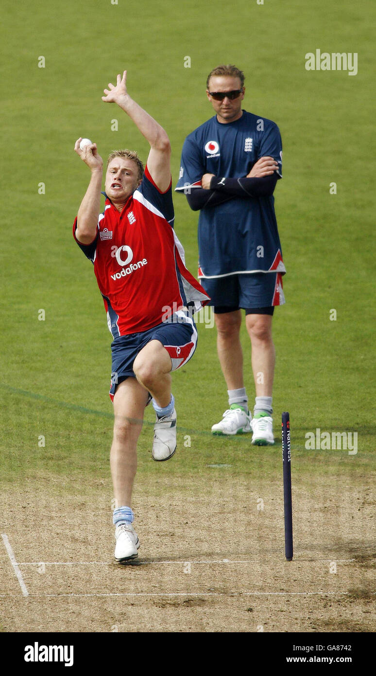 Cricket - England Training Session - Rose Bowl. England's Andrew ...