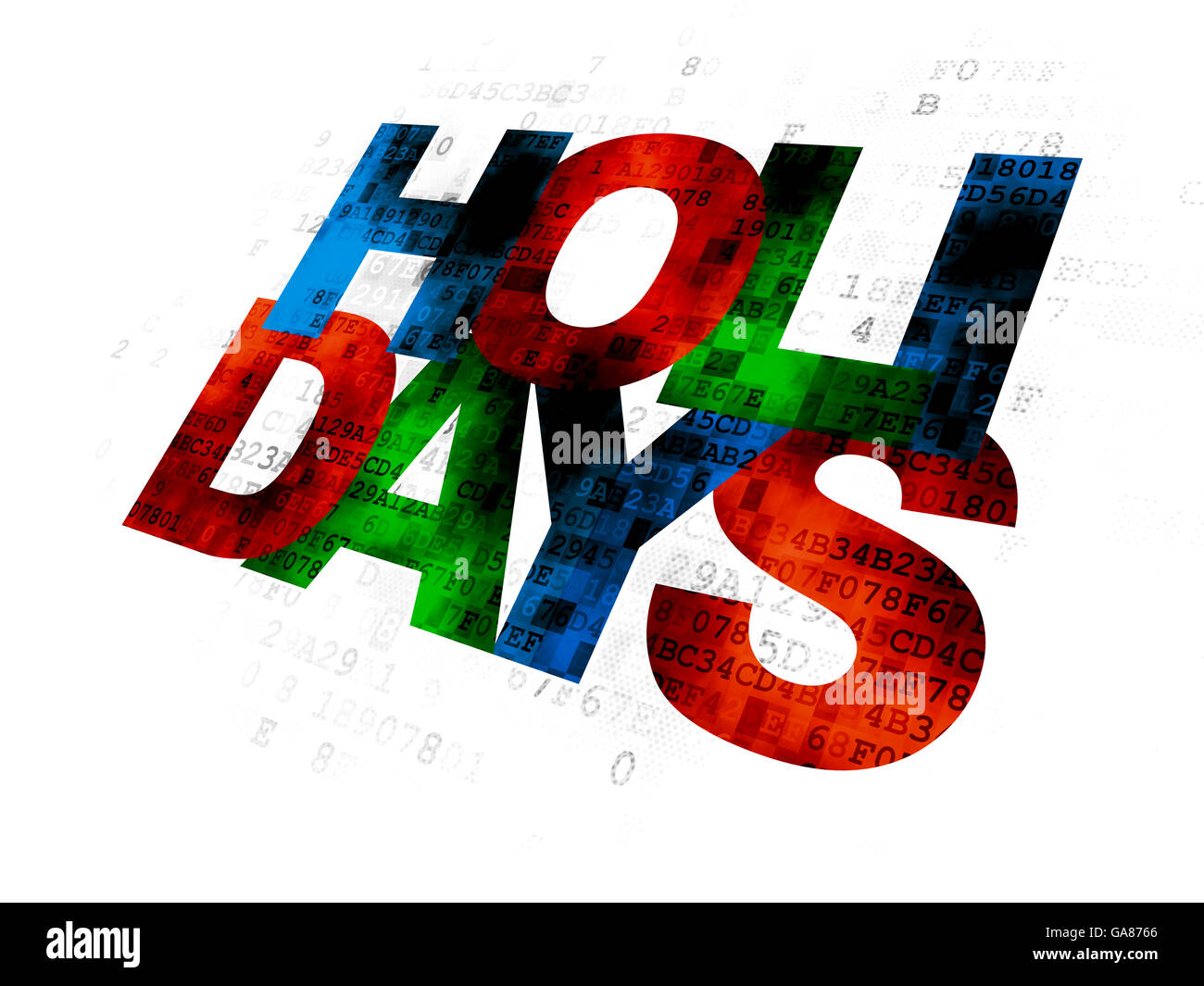 Entertainment, concept: Holidays on Digital background Stock Photo - Alamy