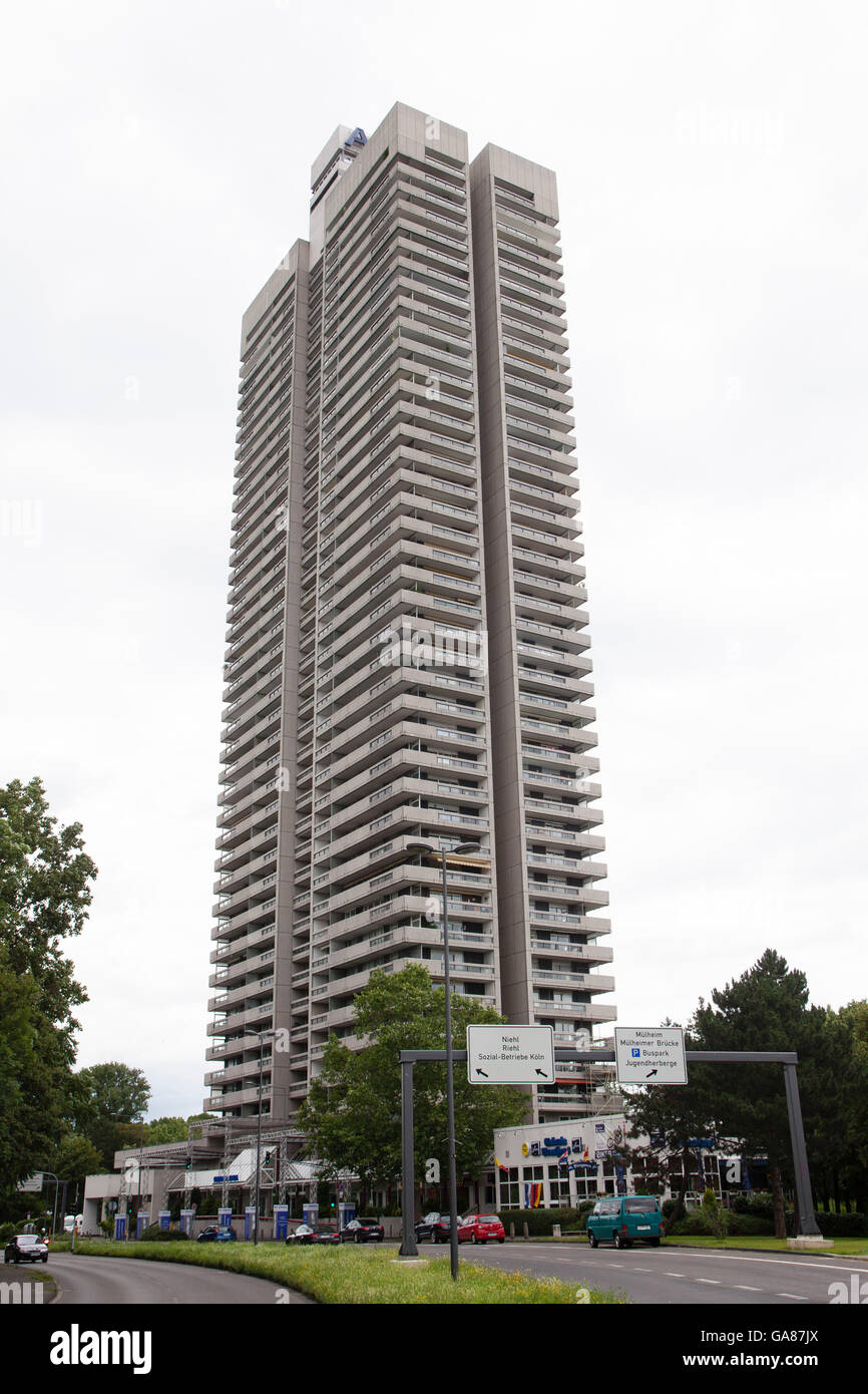 Europe, Germany, North Rhine-Westphalia, Cologne, the skyscraper ...
