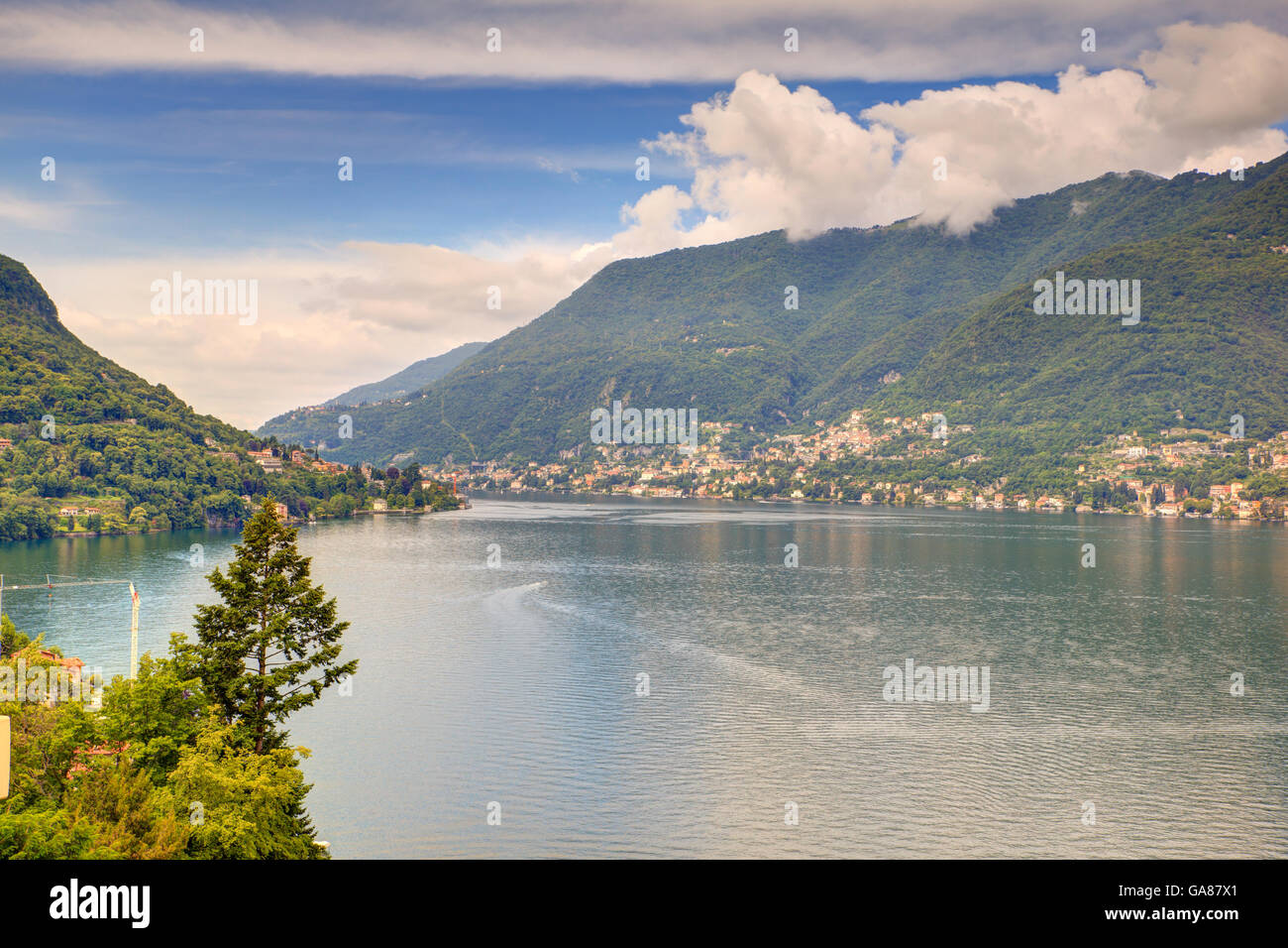 View of Lake Como from Bellagio in Italy Stock Photo - Alamy