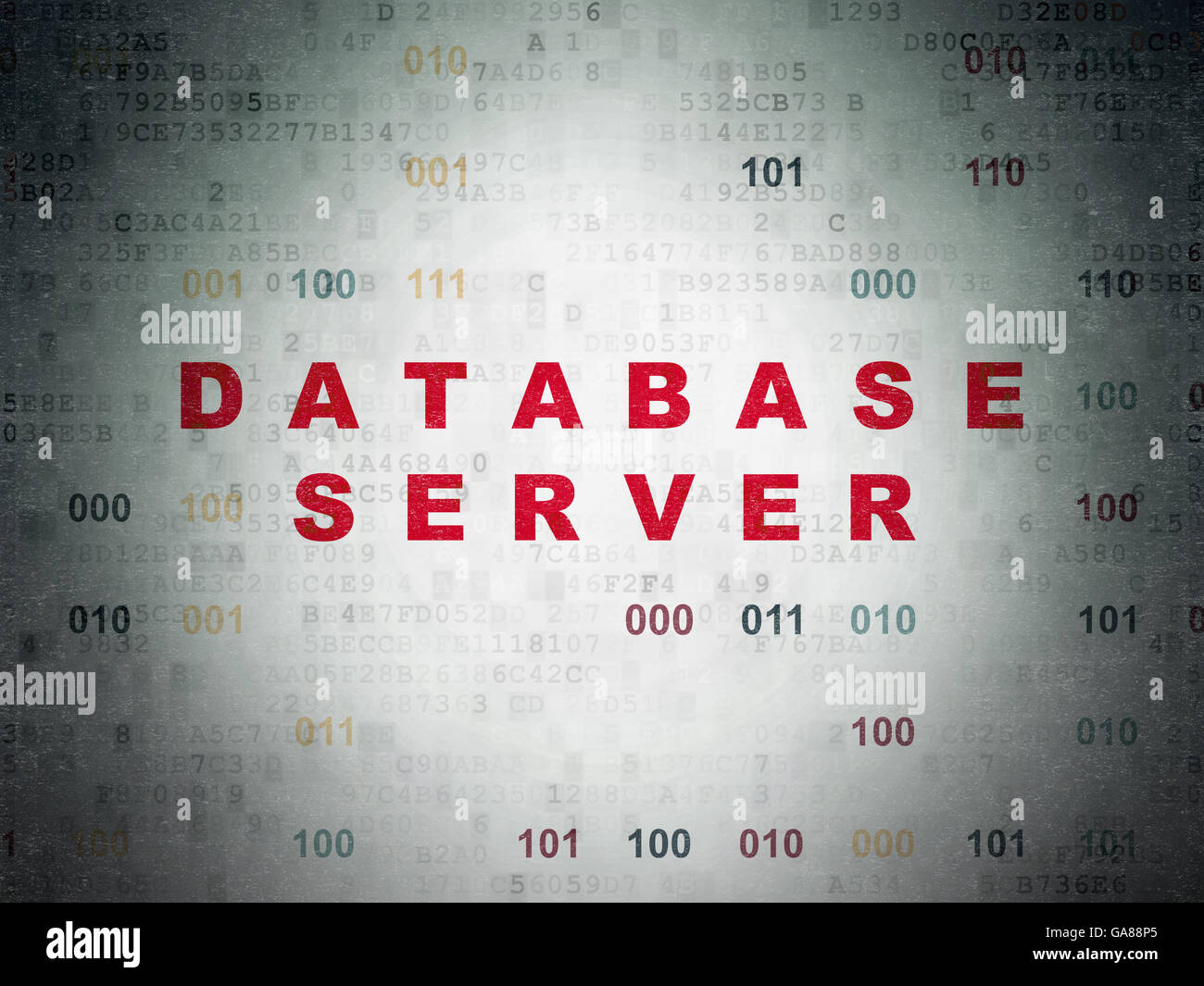 Database concept: Database Server on Digital Data Paper background Stock Photo - Alamy