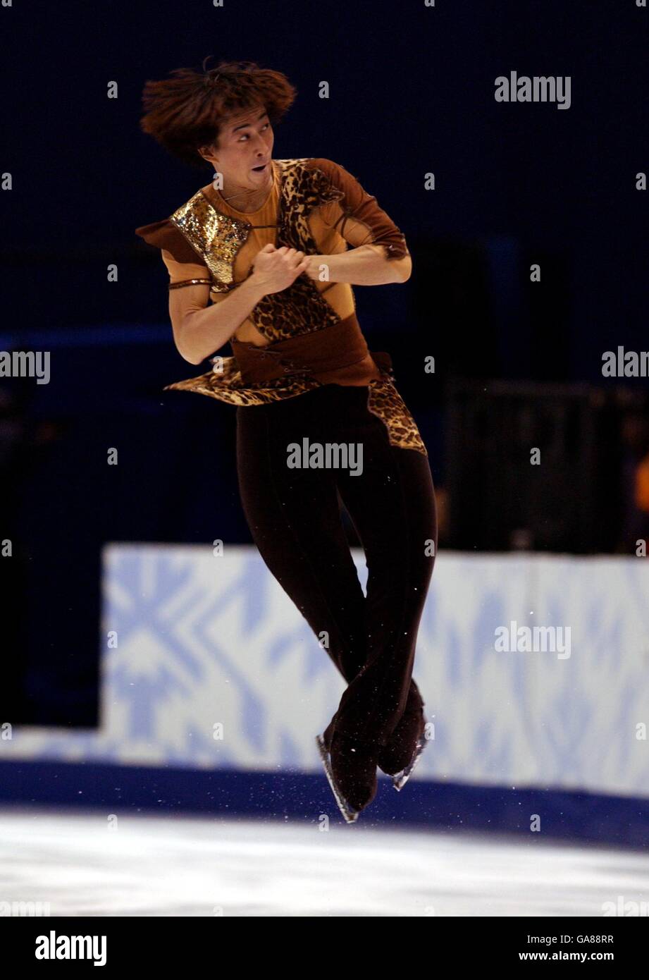 Japan's Yosuke Takeuchi in action during his free programme Stock Photo - Alamy