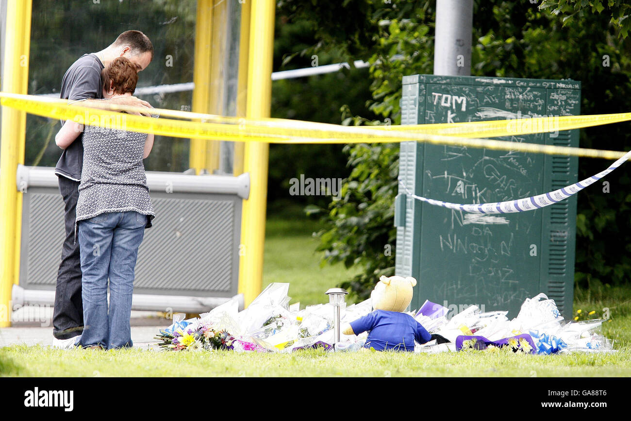 Melanie stephen jones scene shooting son rhys hi-res stock photography ...