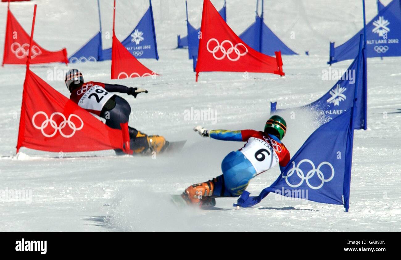 Winter Olympics - Salt Lake City 2002 - Snowboarding - Men's Parallel ...