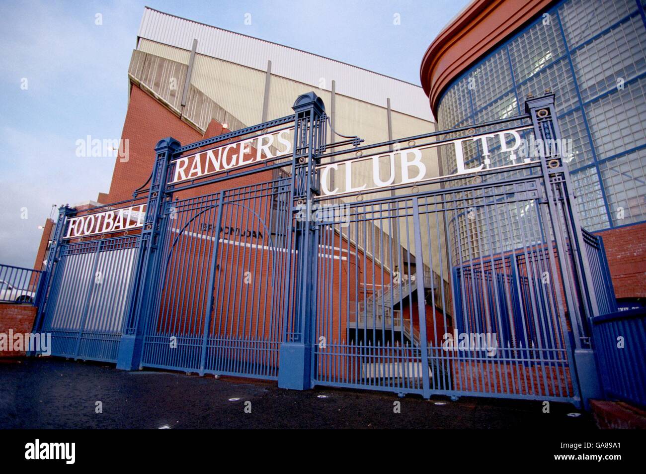 Outside view of ibrox stadium hi-res stock photography and images - Alamy