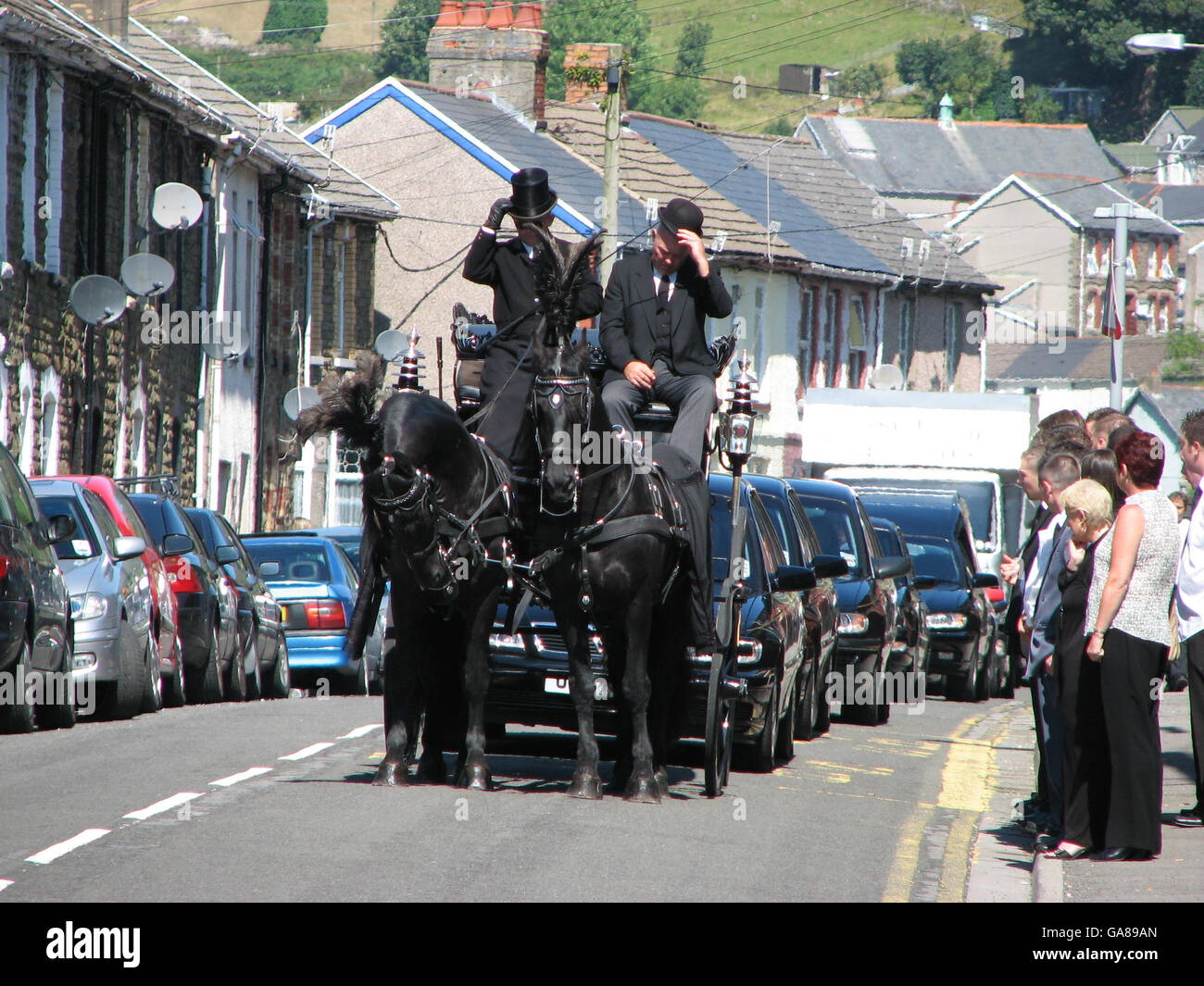 Funeral of Private Barber Stock Photo - Alamy