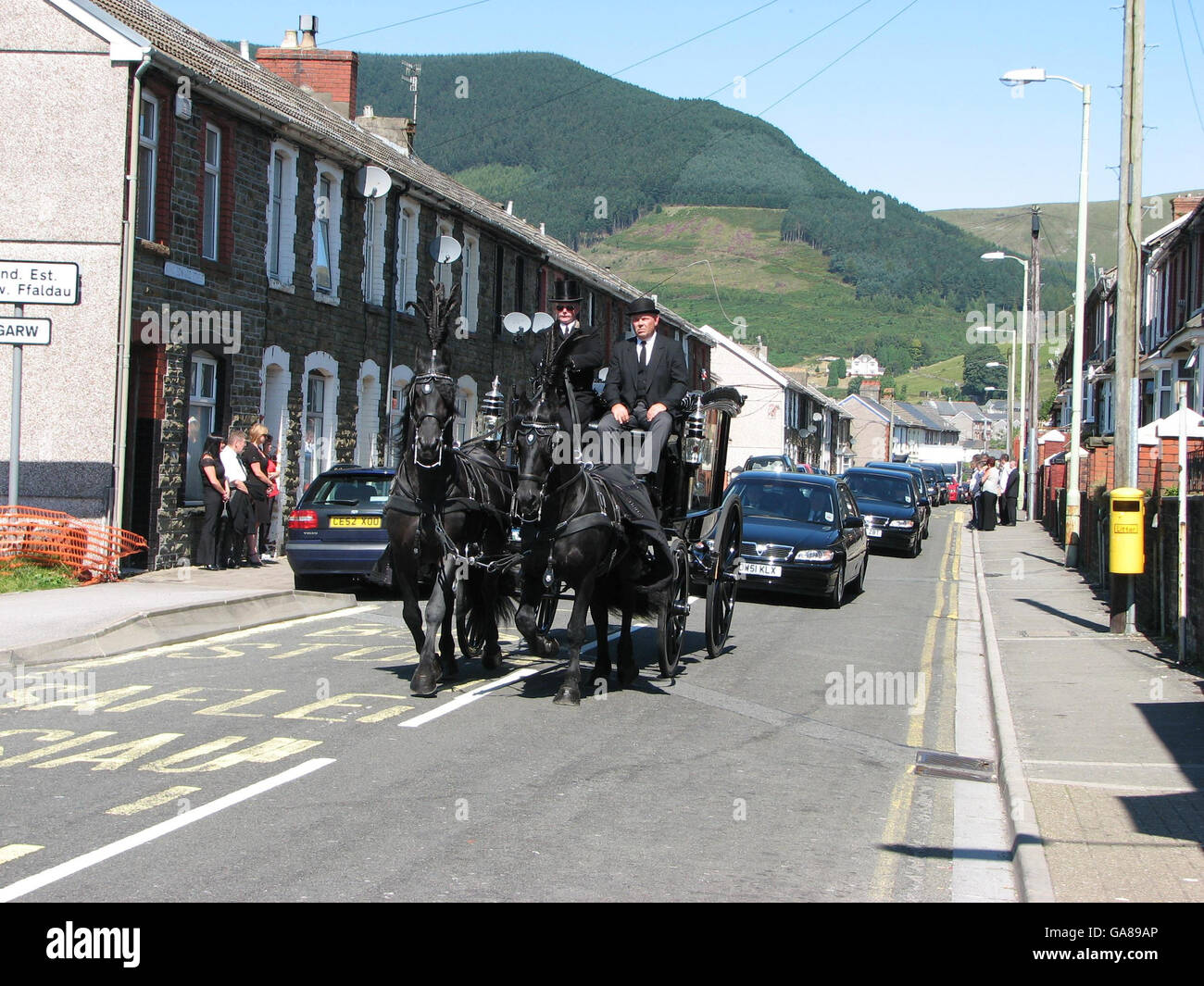 Funeral of Private Barber Stock Photo - Alamy