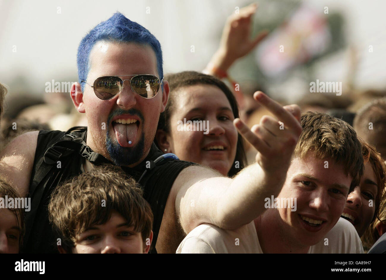 Carling Reading Festival 2007. The crowd at the Carling Reading ...
