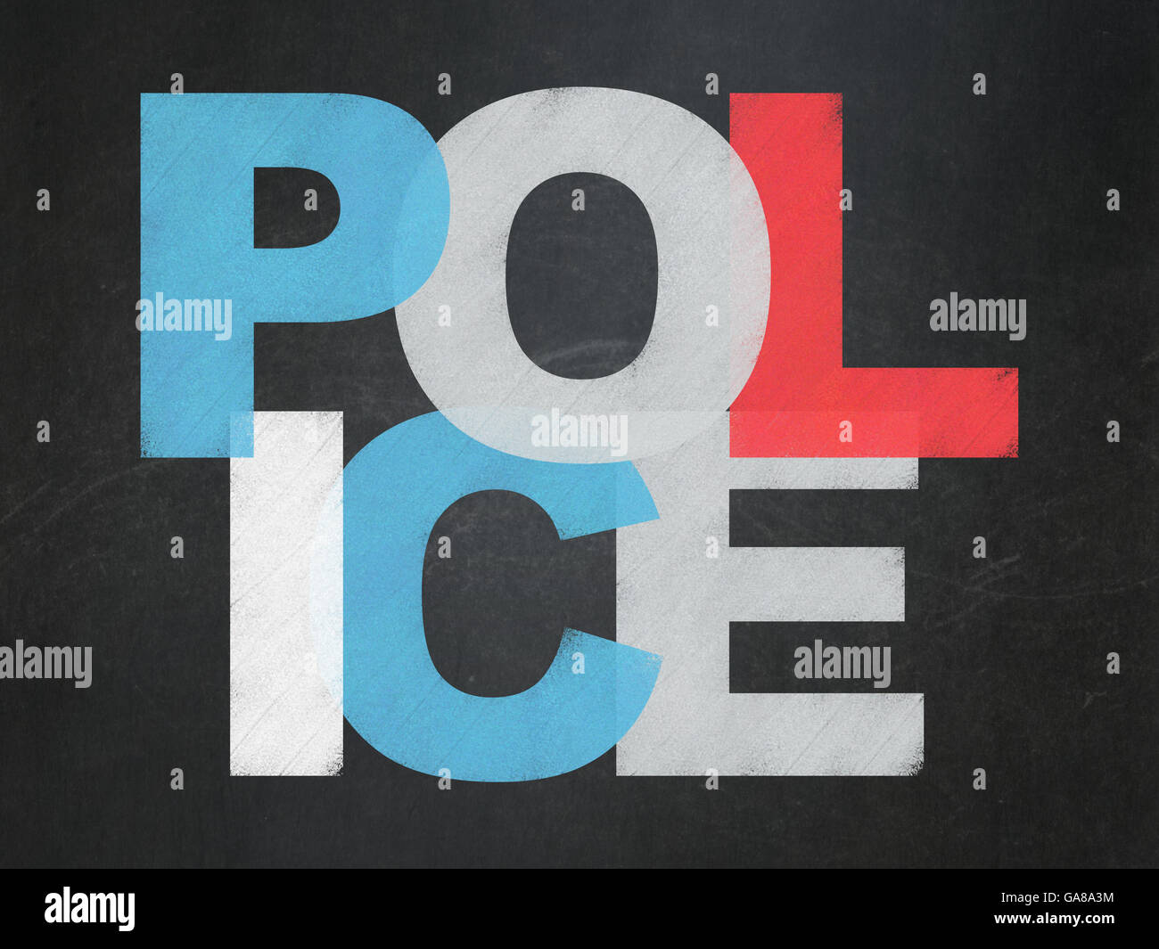 Law concept: Police on School board background Stock Photo - Alamy