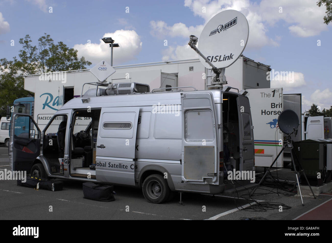 Outside Broadcast Trucks High Resolution Stock Photography and Images ...