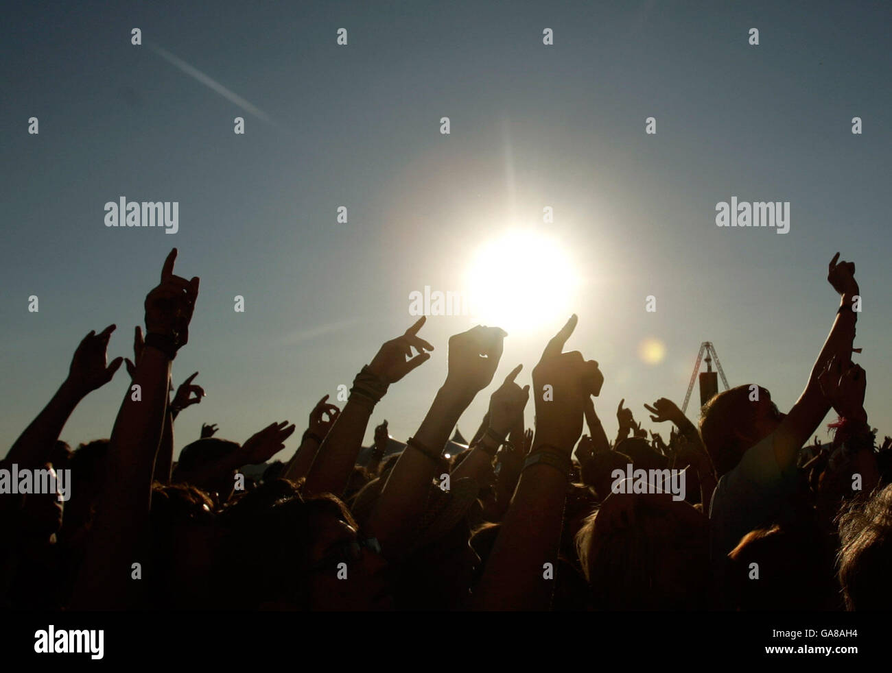 Carling Reading Festival 2007. The crowd at the 2007 Carling Reading ...