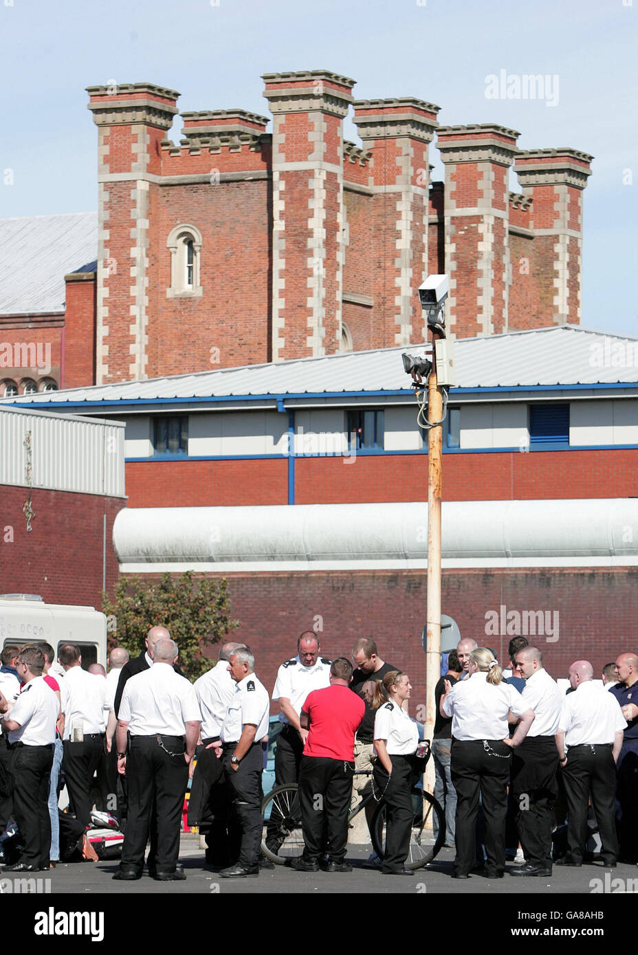 Prison officers strike Stock Photo - Alamy