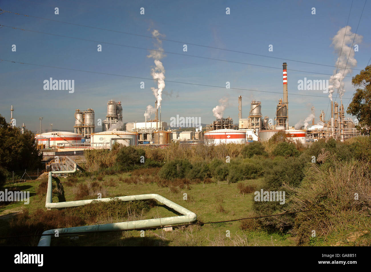 Gibraltar-San Roque Refinery, San Roque, Cadiz province, Region of ...