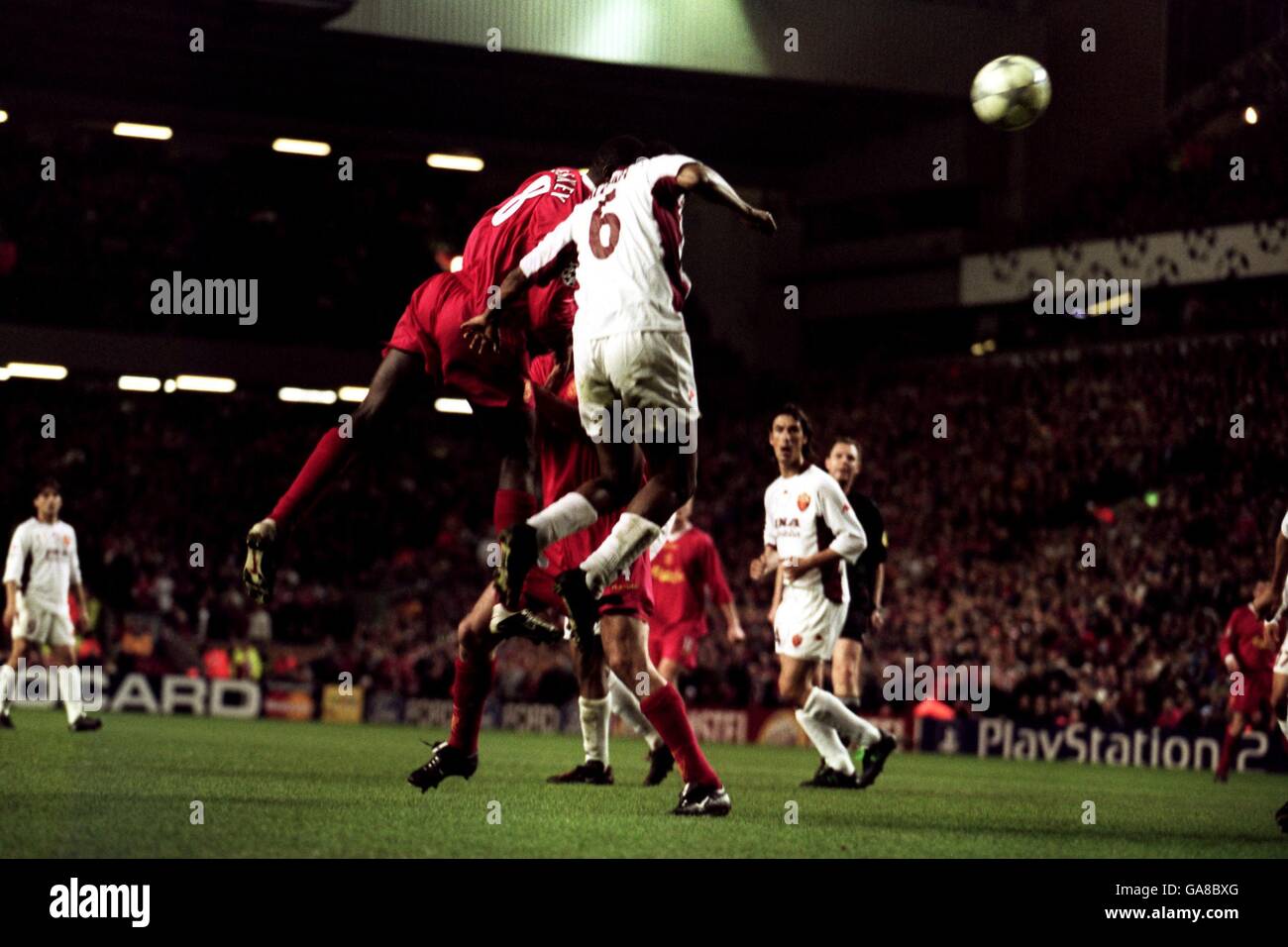 Soccer uefa champions league group b liverpool v roma hi-res stock ...