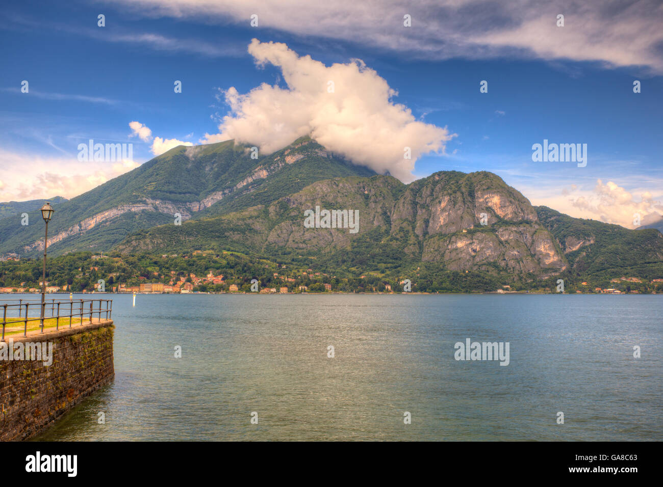 View of Lake Como from Bellagio in Italy Stock Photo - Alamy